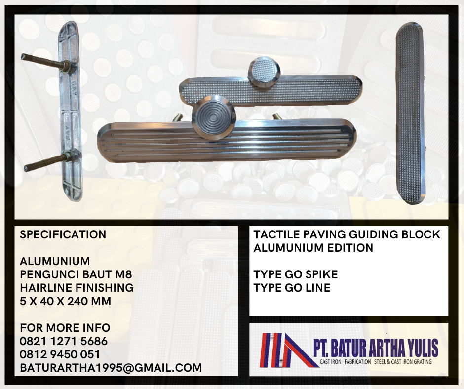 Newest Model Tactile Paving Guiding Block | Batur Artha Yulis