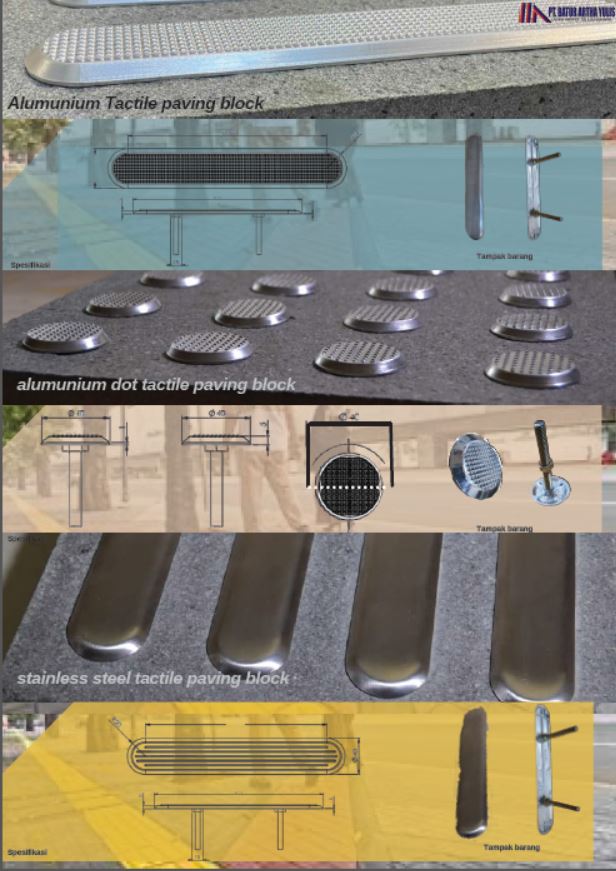 Tactile Paving difable spesifikasi nasional | Batur Artha Yulis