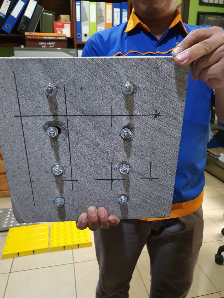 Pemasangan Tactile Paving guiding difable block | Batur Artha Yulis